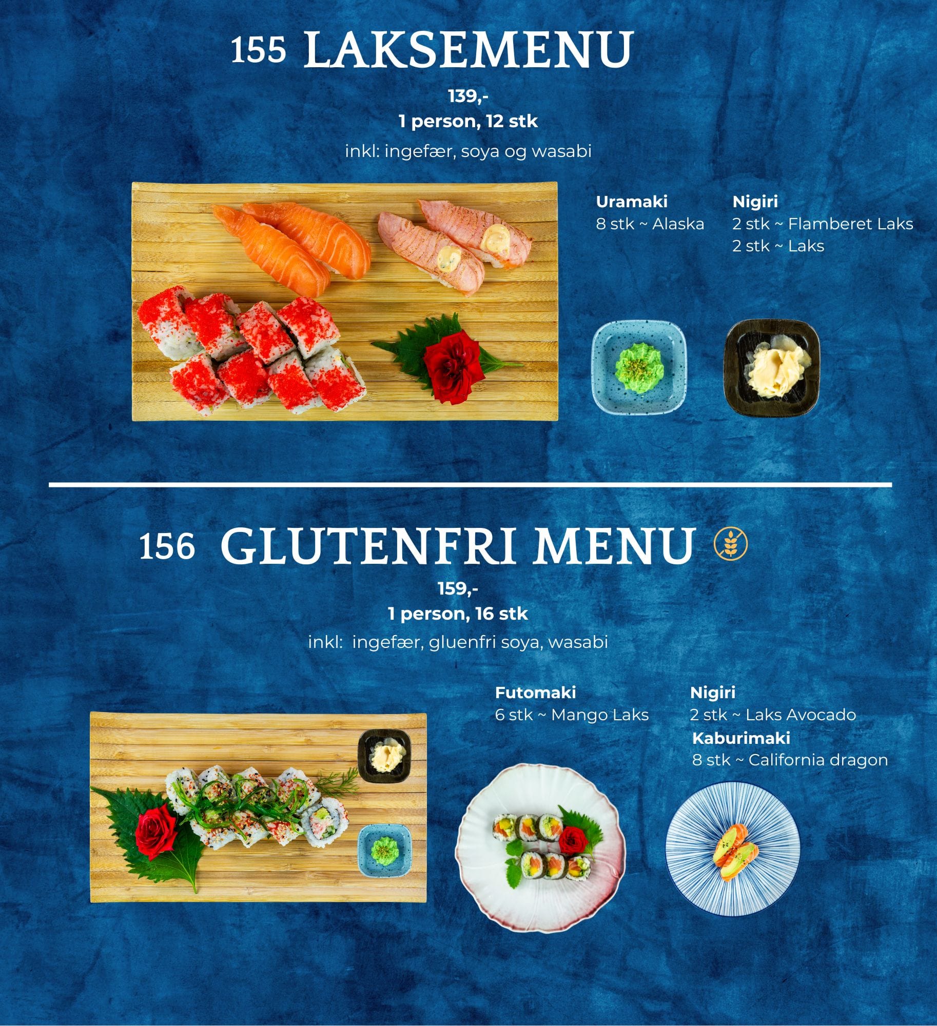 lakse menu - Ocean Sushi